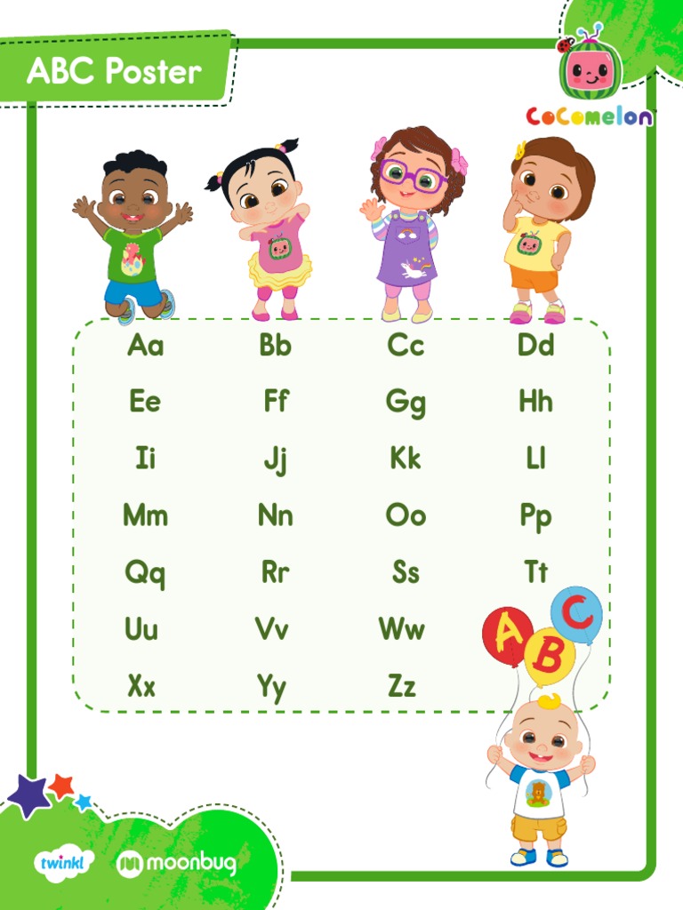 Cocomelon Abc Poster Us L 1634691829 - Ver - 2 | PDF