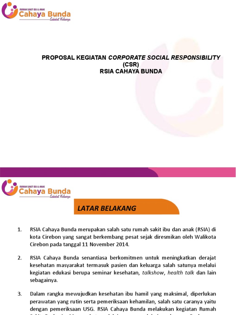 Laporan Kegiatan CSR Bersama Puskesmas | PDF