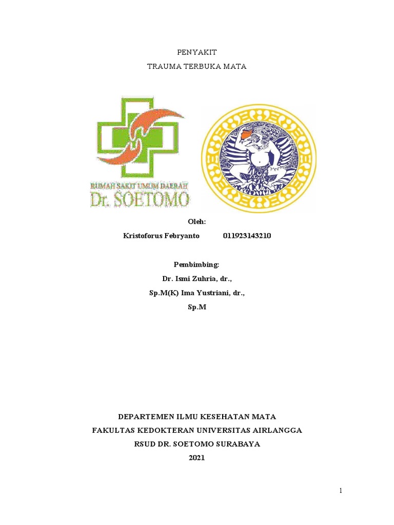 18 - Penyakit - Trauma Terbuka Mata - Kristoforus Febryanto ...