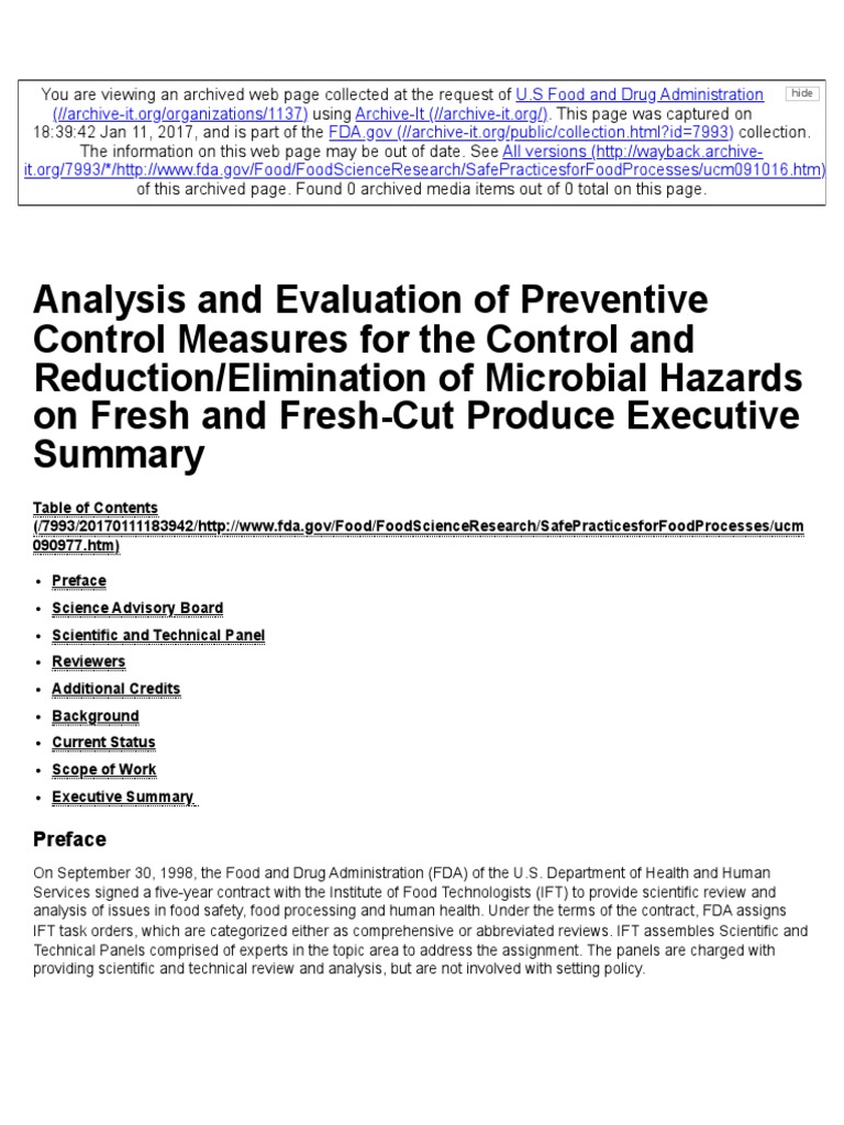 Safe Practices for Food Processes _ Analysis and Evaluation of Preventive Control Measures for ...