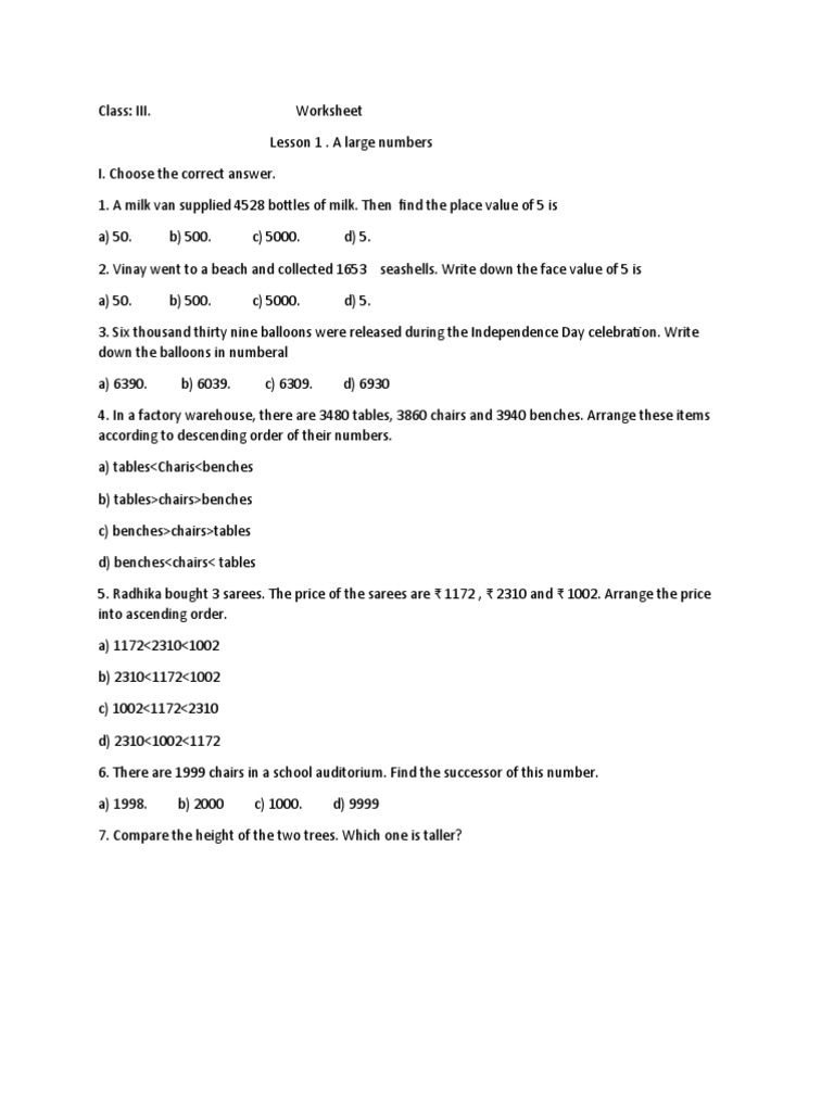 Maths Grade 3 | PDF | Teaching Methods & Materials | Home & Garden