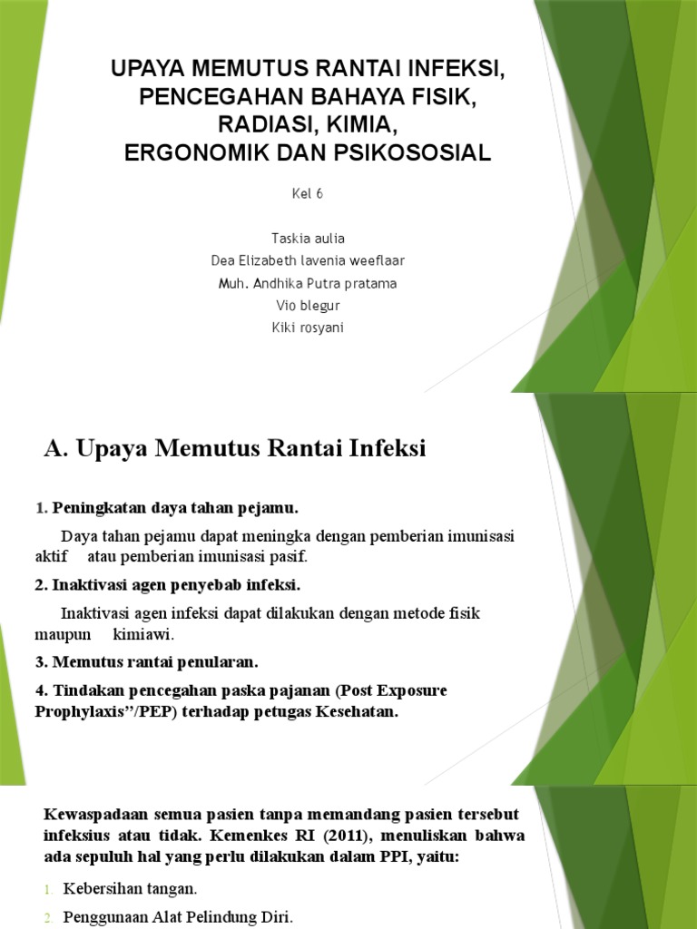 Upaya Memutus Rantai Infeksi | PDF