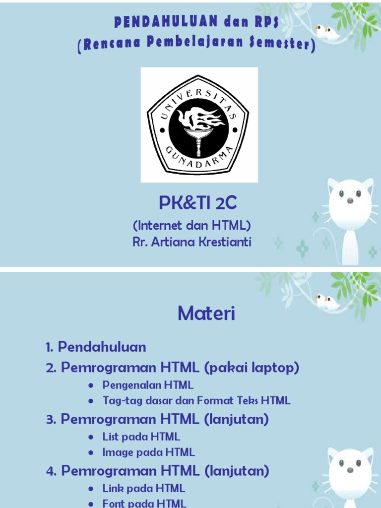 PKTI 2C Pendahuluan 2023 | PDF