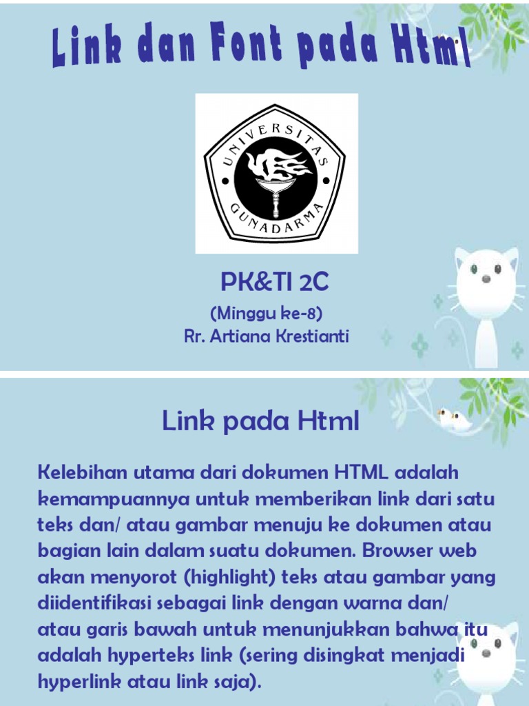 PKTI 2C Link Dan Font | PDF | Bisnis | Teknologi & Rekayasa