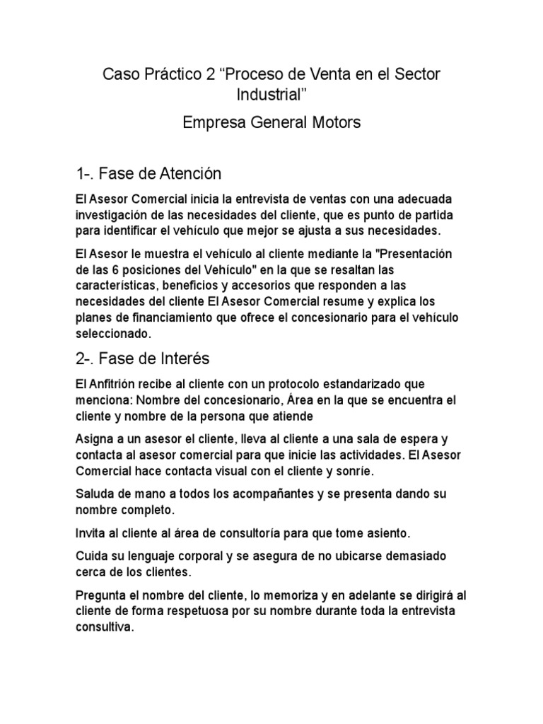 Caso Práctico 2 | PDF | Cliente | Business