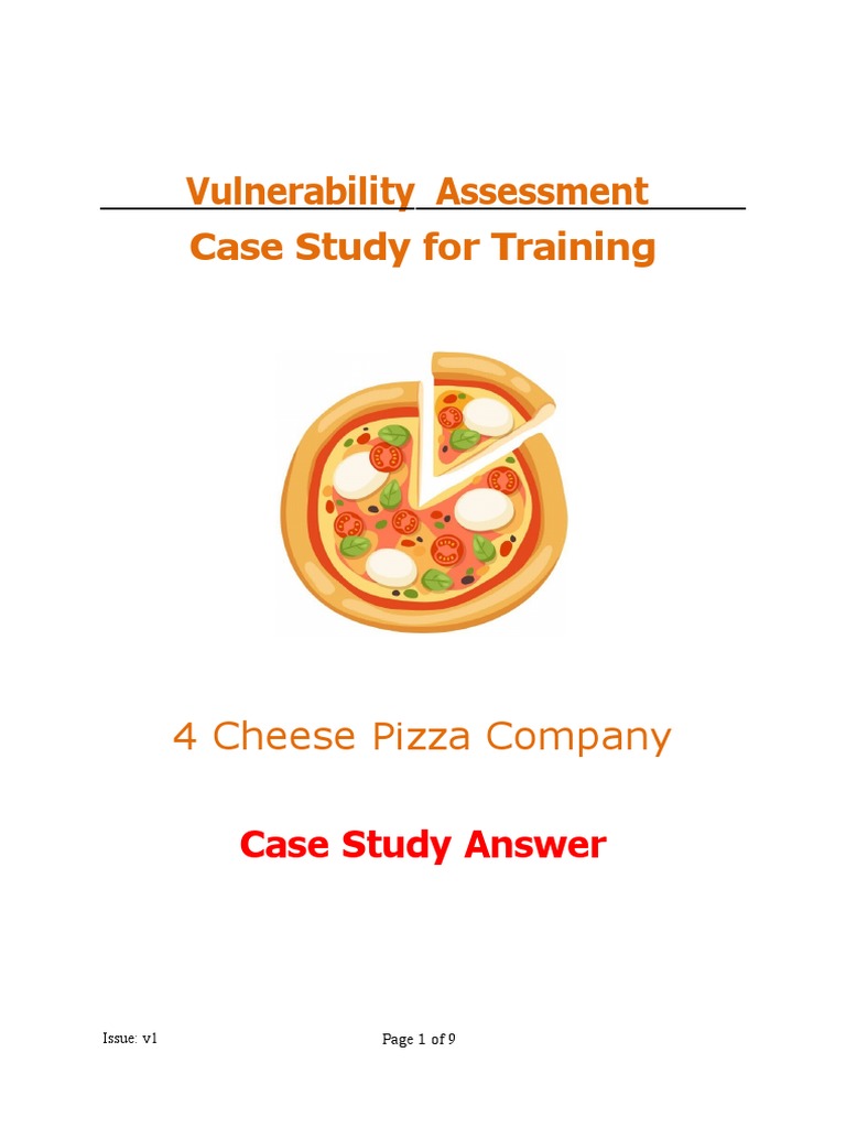 4 Cheese Pizza Case Study Answers v2 | PDF | Mozzarella | Pizza