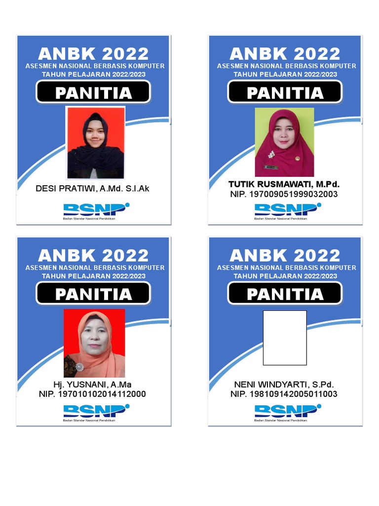 Name Tag ANBK | PDF | Seni