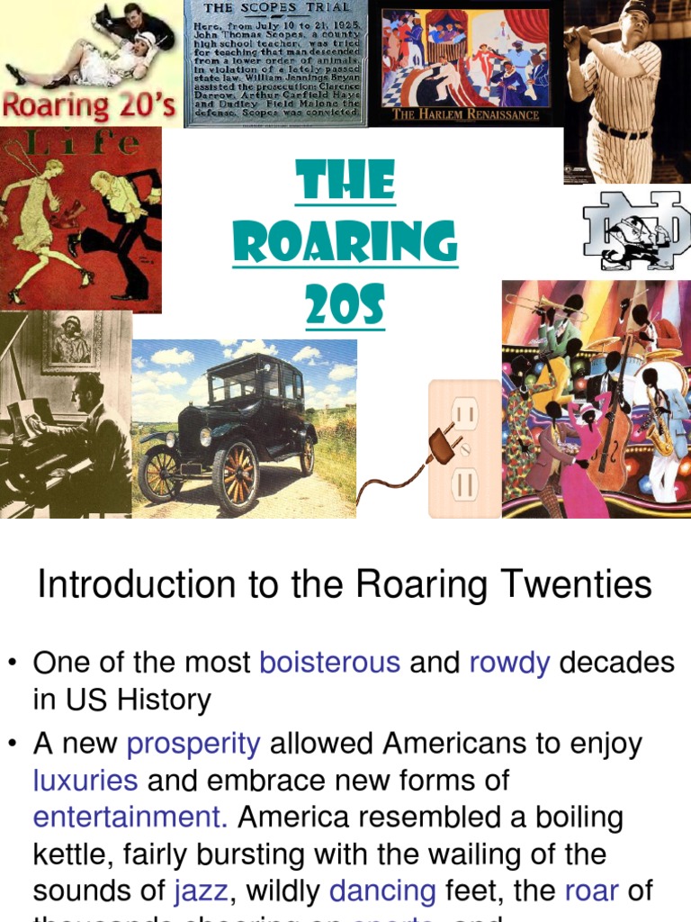 Twenties Jigsaw Activity - Updated | PDF | Roaring Twenties | Prohibition