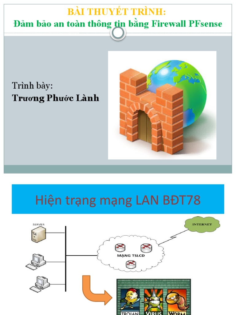 Bai Thuyet Trinh Firewall Pfsense | PDF
