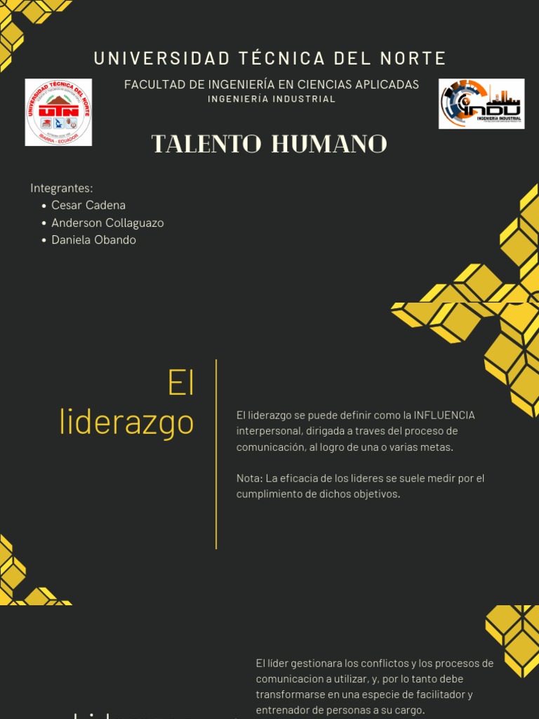 El Liderazgo - TTHH | Descargar gratis PDF | Liderazgo | Ciencia cognitiva
