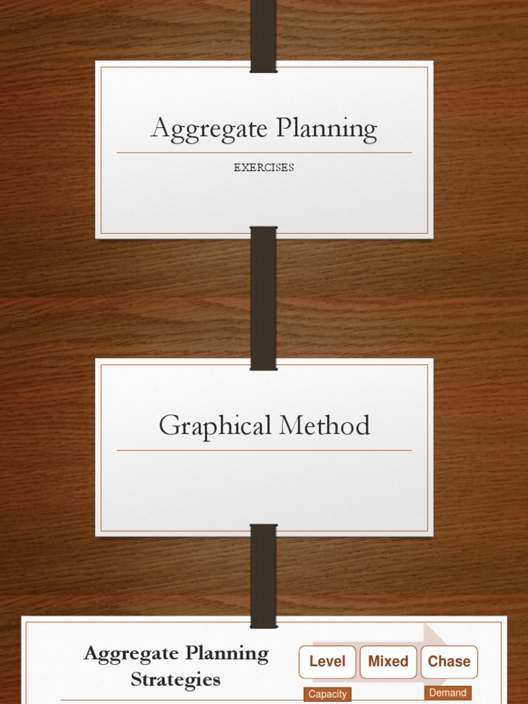POM.C6 Aggregate Planning Excercises | PDF | Overtime | Inventory