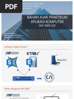 Modul Pengenalan SAP 2000 Dasar | PDF
