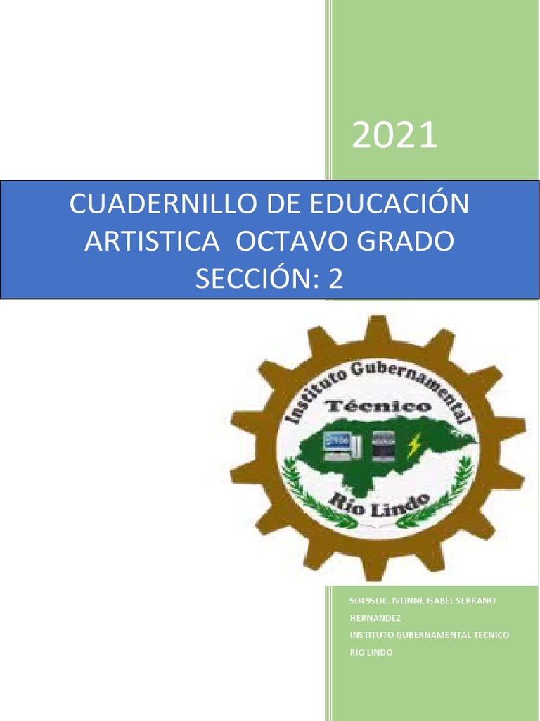 Cuadernillo 2 de Artistica Octavo 2 (2) Lizz | PDF | Dibujo | Diseño