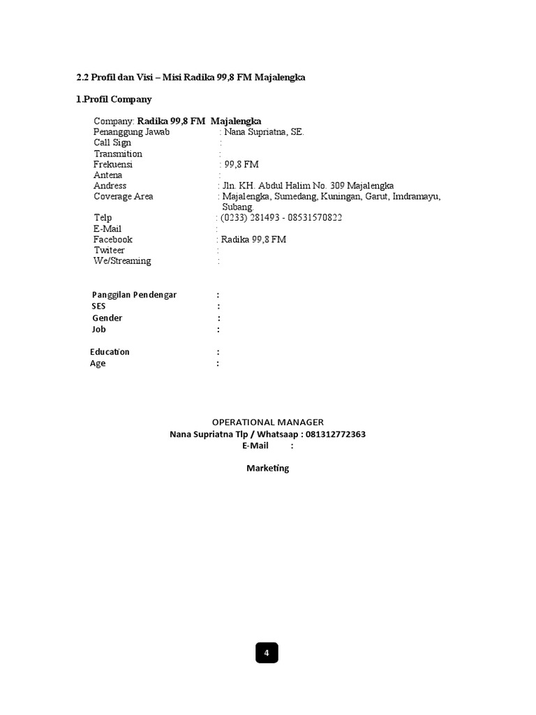 Laporan Radika | PDF