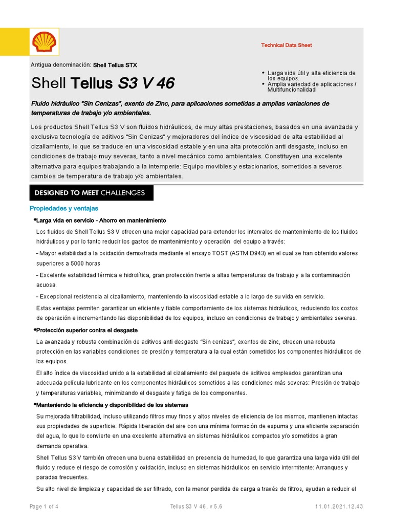 Tellus S3 V 46 FT | PDF