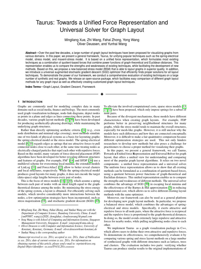 Taurus Towards A Unified Force Representation and Universal Solver For ...