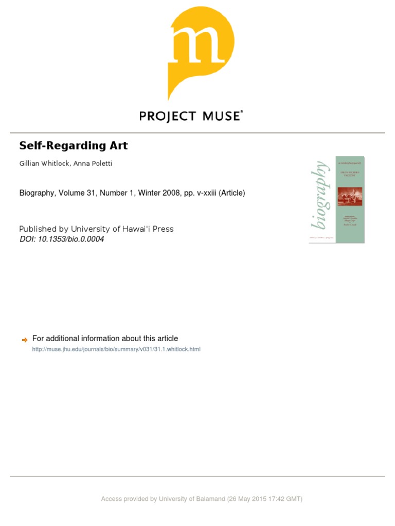 Self-Regarding Art | PDF | Comics