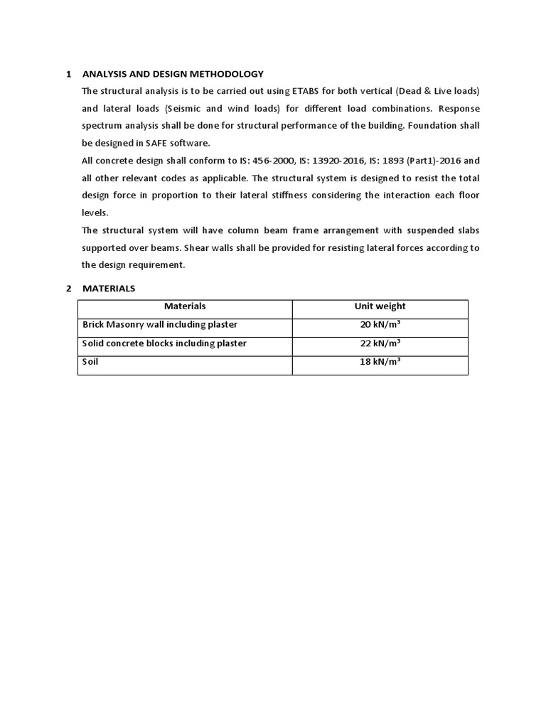1 Analysis and Design Methodology | PDF