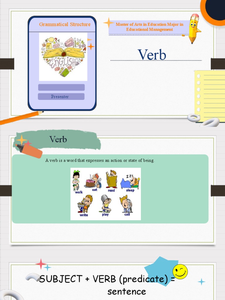 Grammatical Structure Verb Masteral | PDF