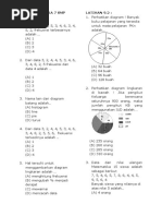 Soal Latihan Diagram Batang Dan Garis - Kelas 7 | PDF | Metode & Bahan Ajar