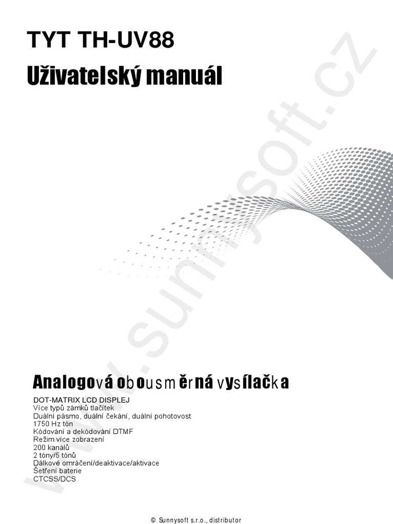 CZ Navod Pyt 001a | PDF