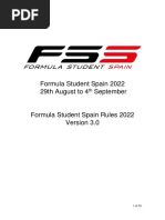 Formula Student Spain Rules 2025 v1.0.20250128 | PDF | Vehicles | Transport