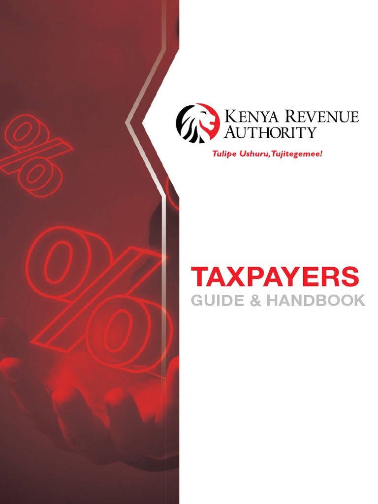 KRA Taxpayers Handbook | PDF | Taxes | Value Added Tax