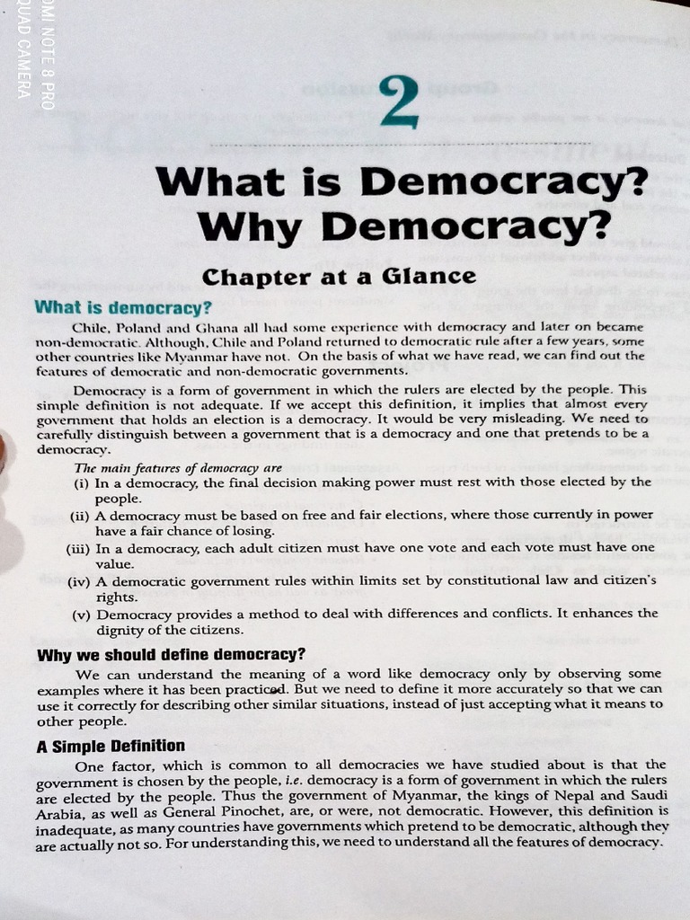Ch-1 Democracy | PDF