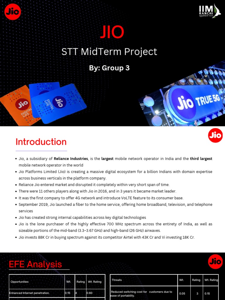 STT - Final Presentation - Group 3 | PDF | Strategic Management | Telecommunications