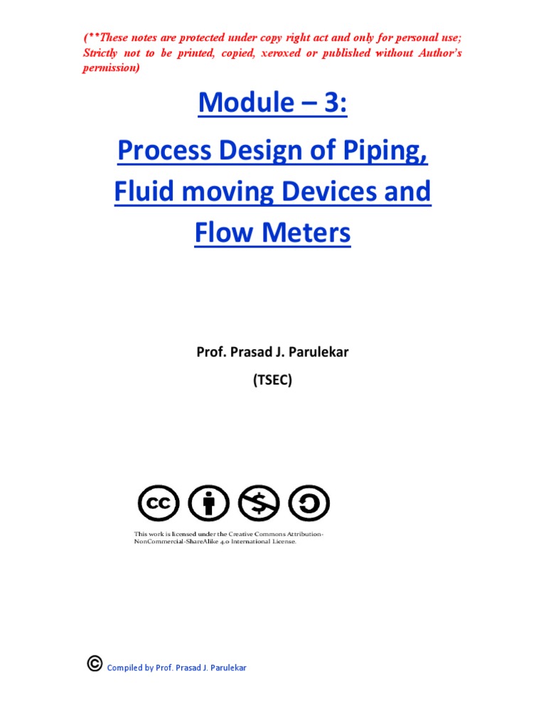 PEE-Module-3 (2021-22) | PDF | Flow Measurement | Pump