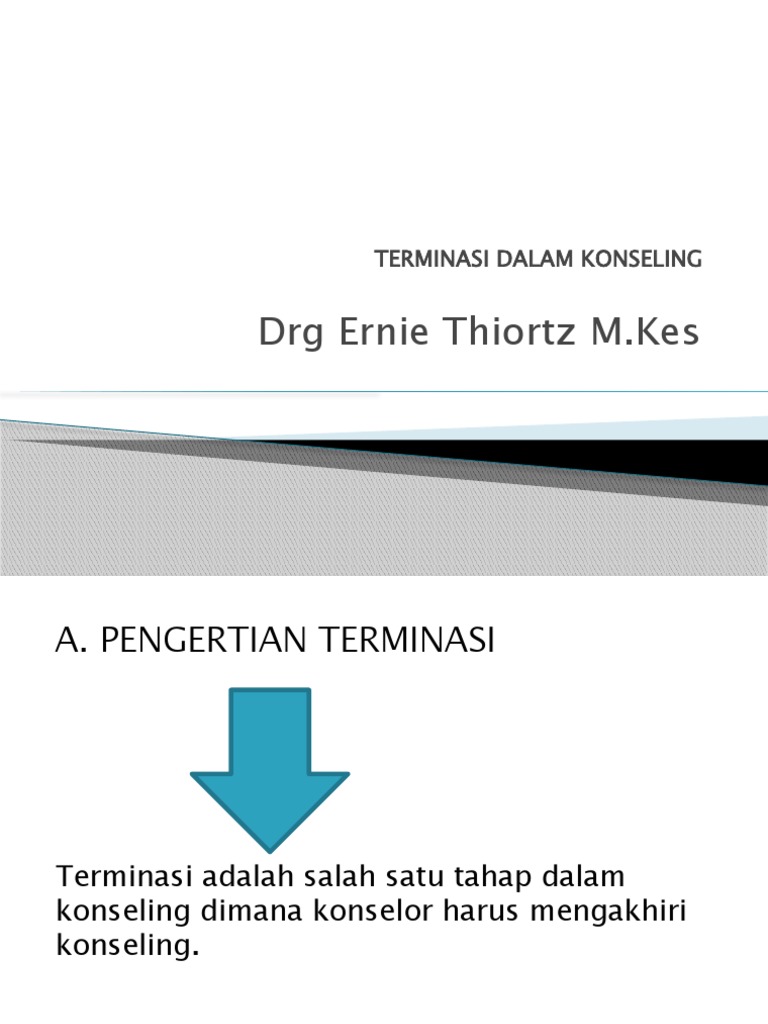 Terminasi DLM Konseling (13) | PDF