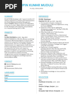 Deva Resume | PDF | Pl/Sql | Databases