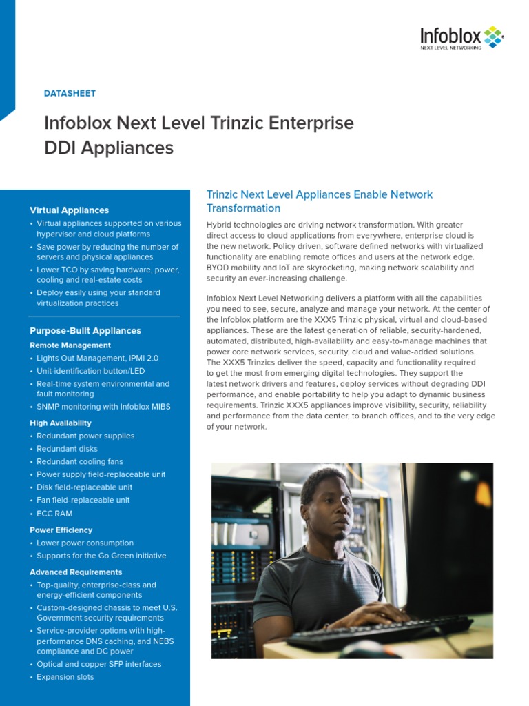 Infoblox Ddi Datasheet | PDF | Cloud Computing | Computer Network