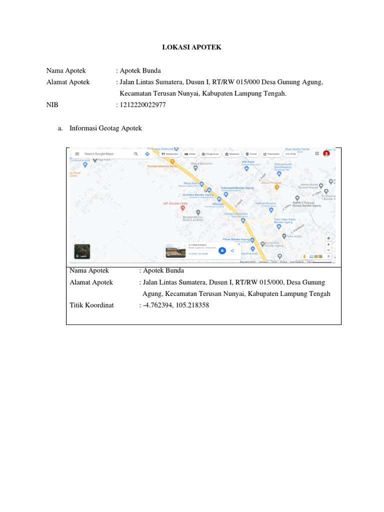 Dokumen Lokasi | PDF