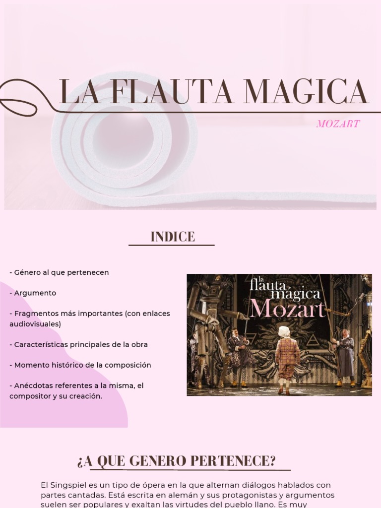 Mozart (La Flauta Mágica) | PDF