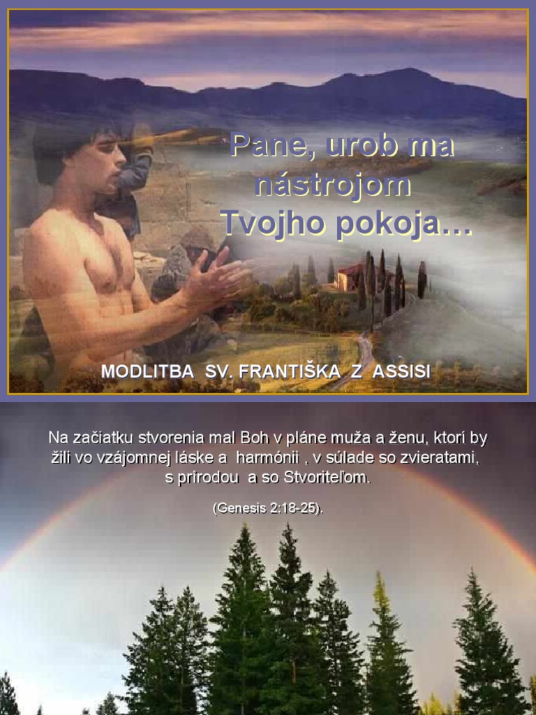 Modlitba Sv. Františka | PDF
