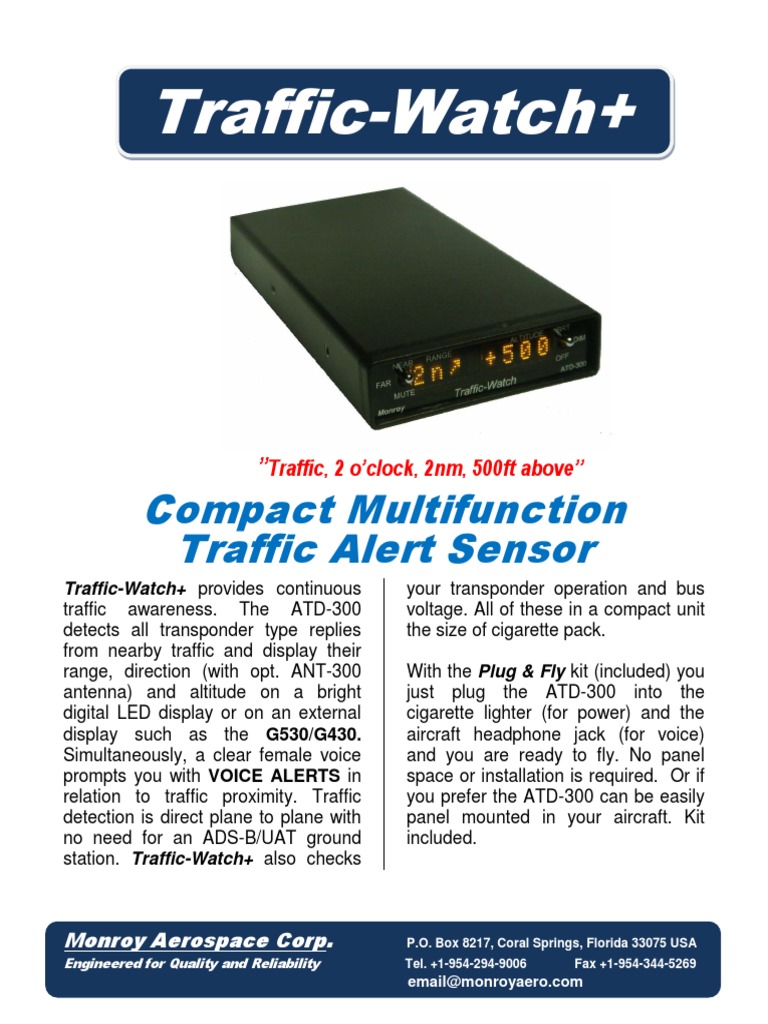 ATD300 Webpage 8 | PDF | Transponder (Aeronautics) | Electricity
