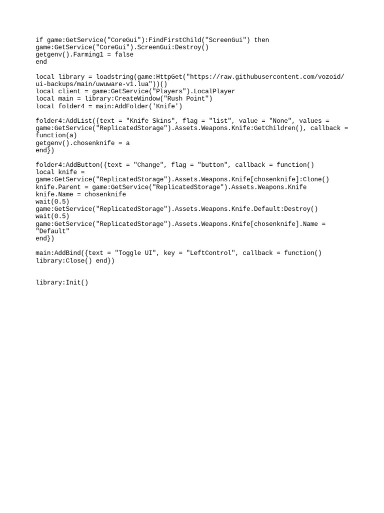 Rush Point SKIN CHANGER | PDF