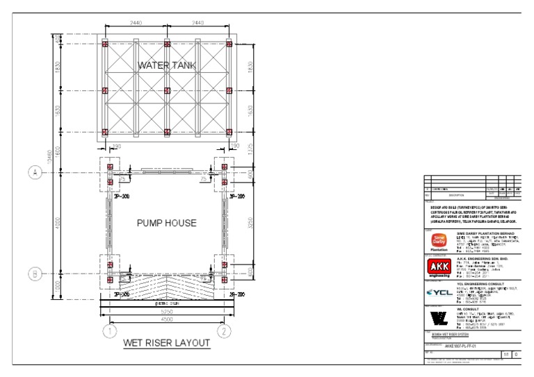 Wet Riser - Piling Layout | PDF