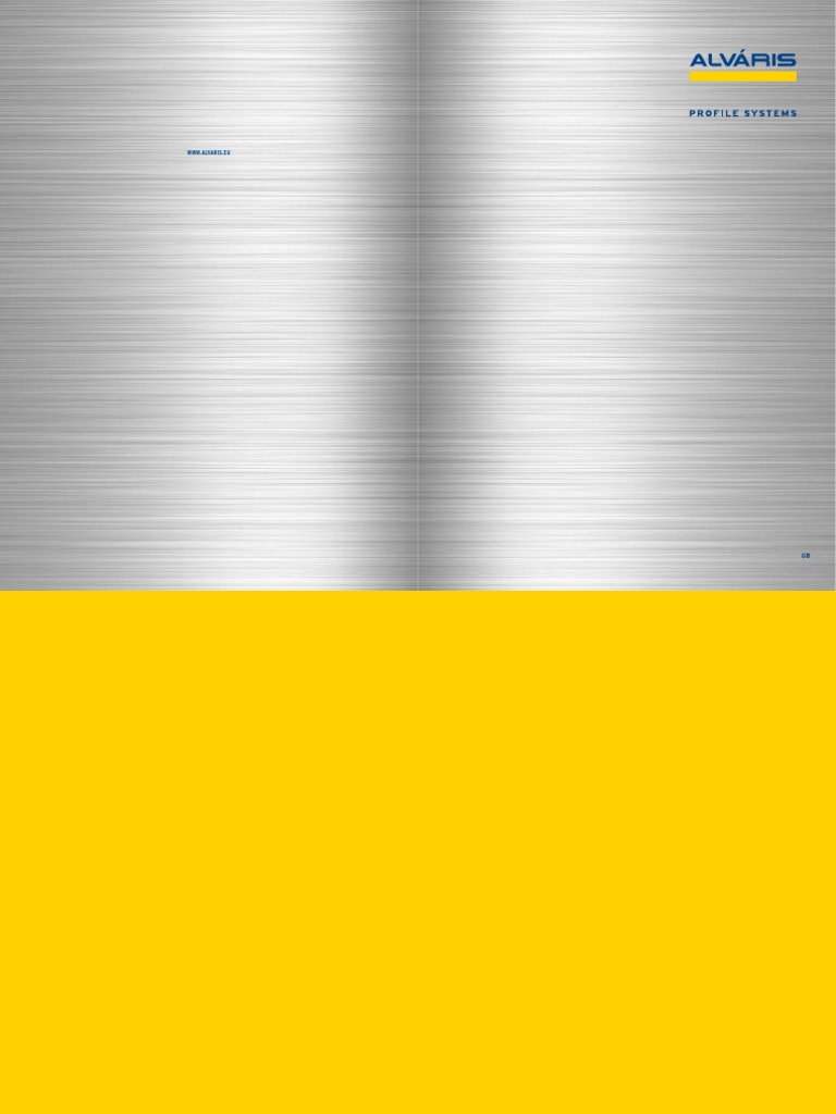 Alvaris Aluminium Profile Systems | PDF | Mechanical Engineering ...