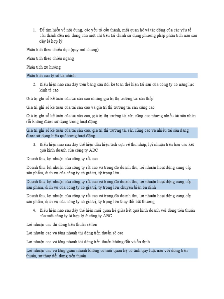 Bản sao Phân tích BCTC | PDF