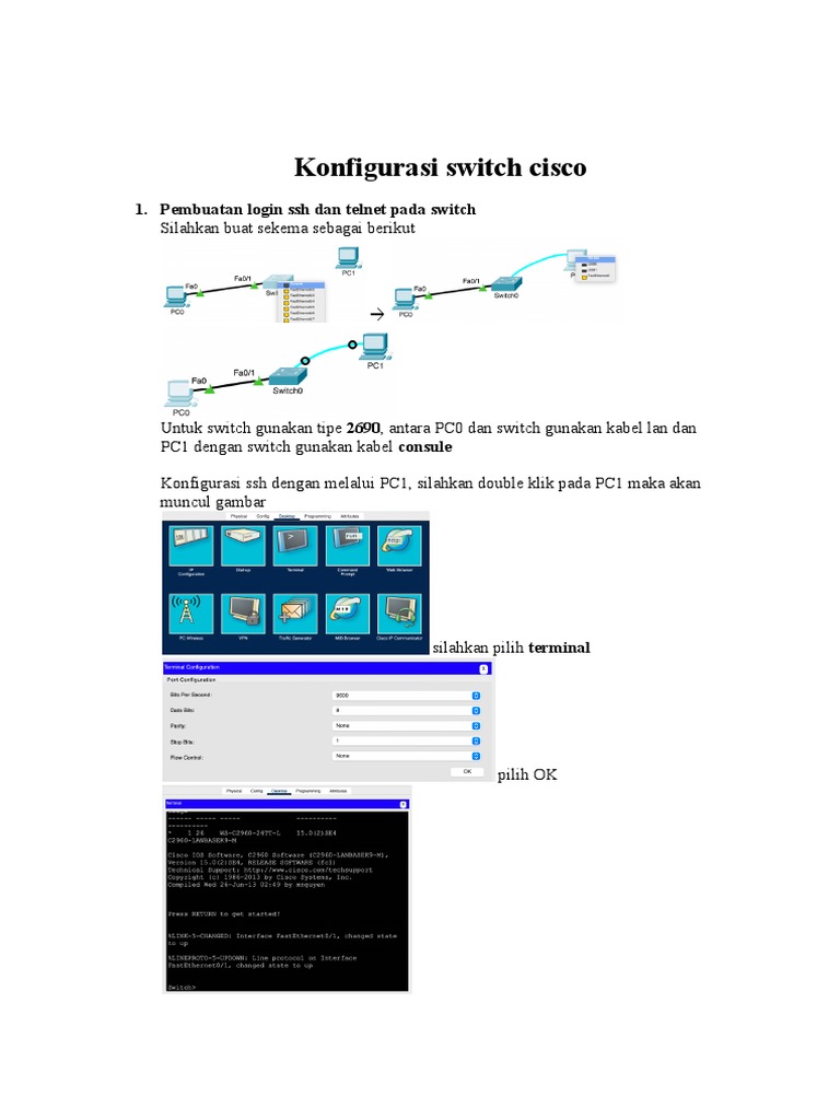 Konfigurasi Dasar Switch Cisco 2690 | PDF | Metode & Bahan Ajar | Komputer