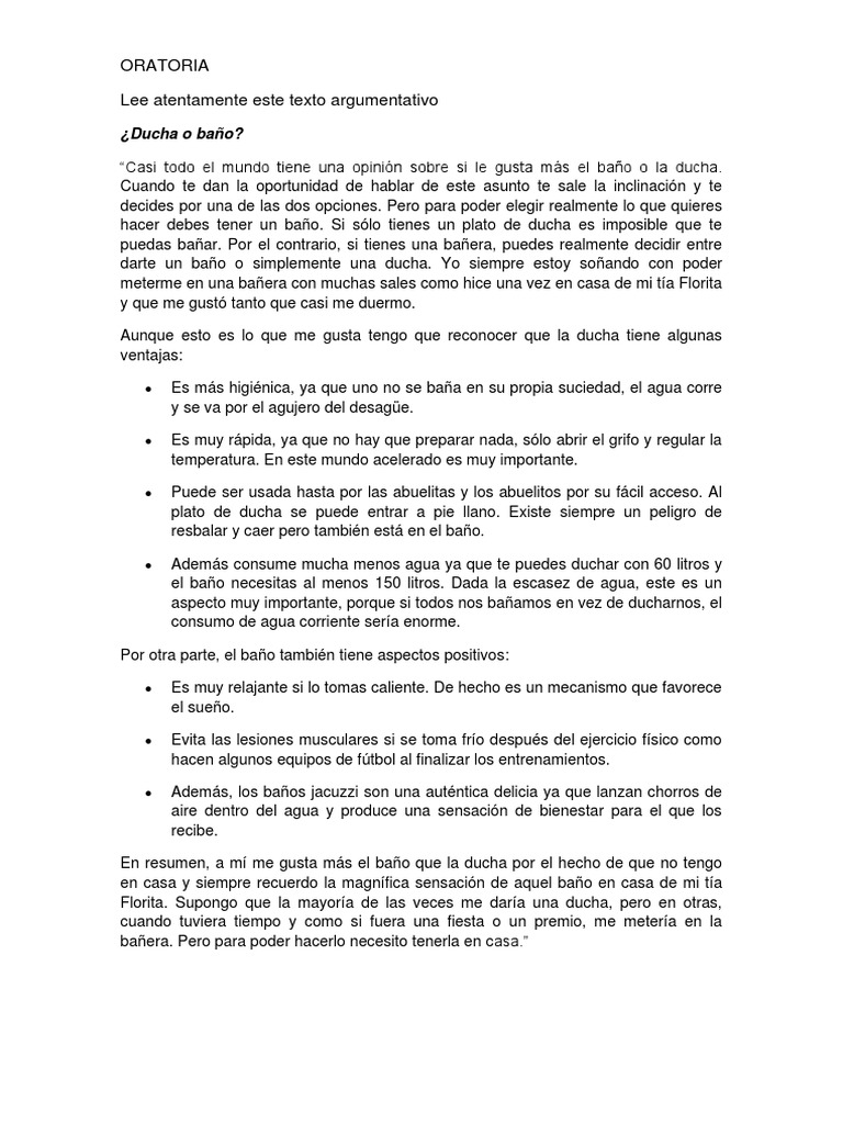 Texto Argumentativo | PDF
