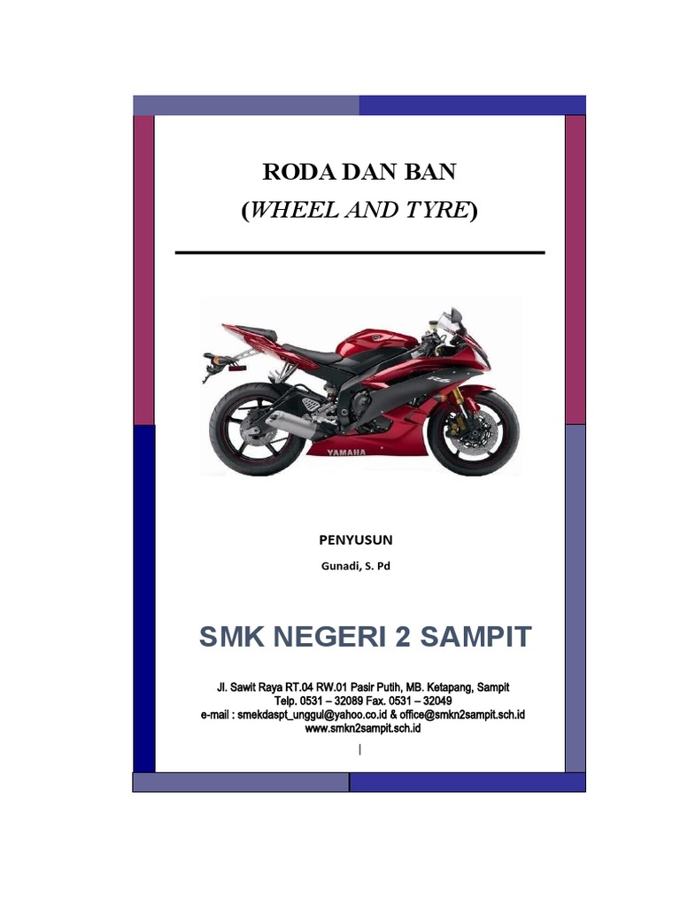 Roda Dan Ban TSM Kelas XI Gunadi Docx | PDF