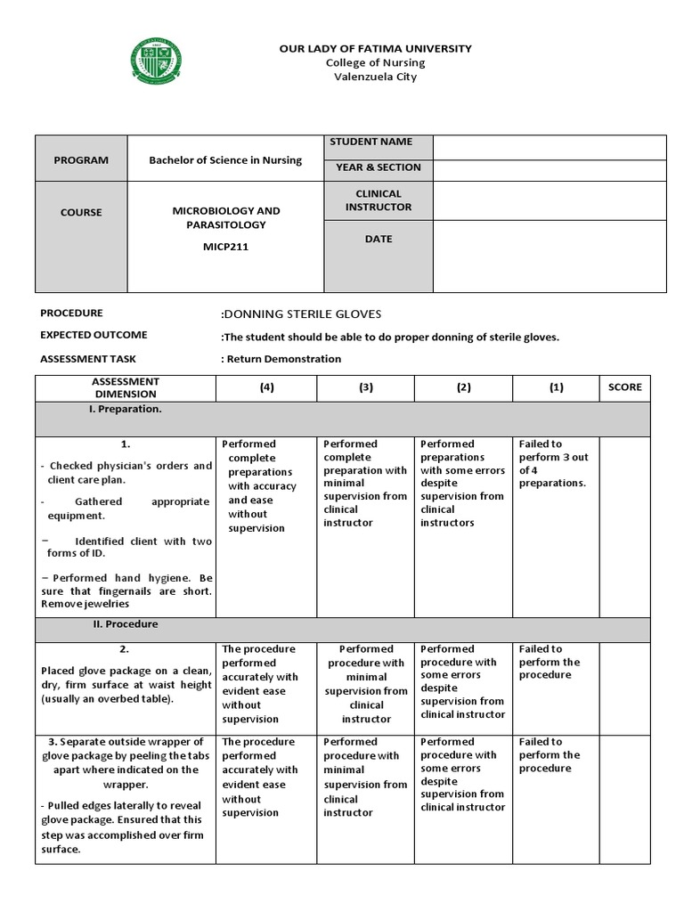 Open Gloving | PDF | Glove | Nursing