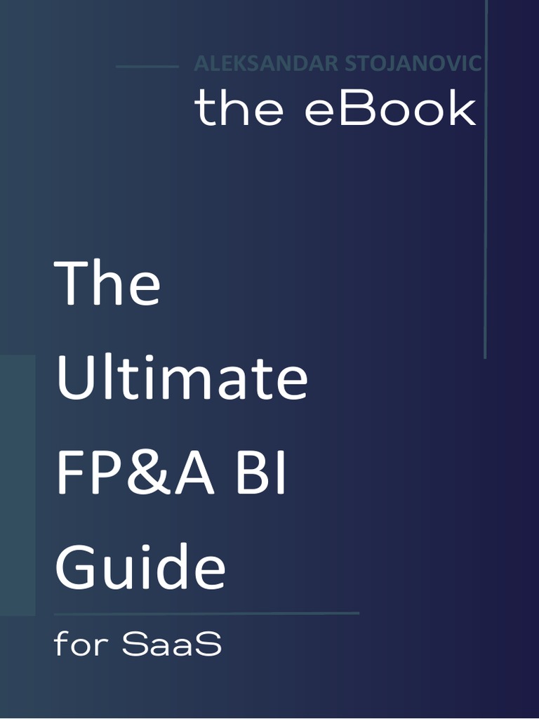 Short - The Ultimate FP&a BI Guide For Beginner | PDF | Performance Indicator | Forecasting