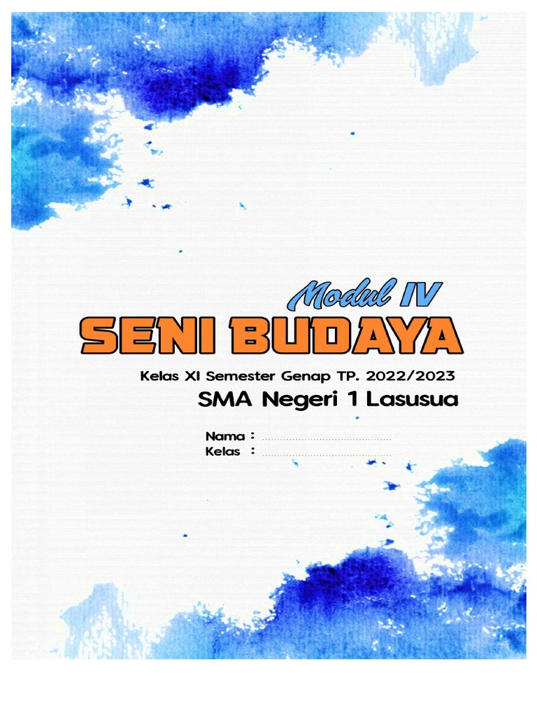 MODUL IV SENI BUDAYA - KRITIK SENI RUPA Kelas XI 2023 | PDF