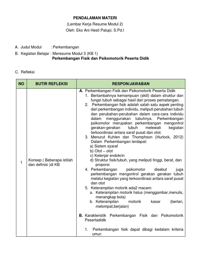 LK - Resume Modul 3 KB 1 | PDF