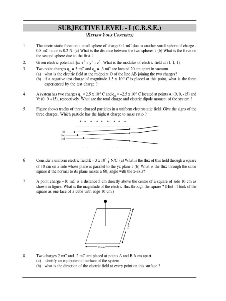 Electrostat-05 - CBSE Level | PDF | Capacitance | Capacitor