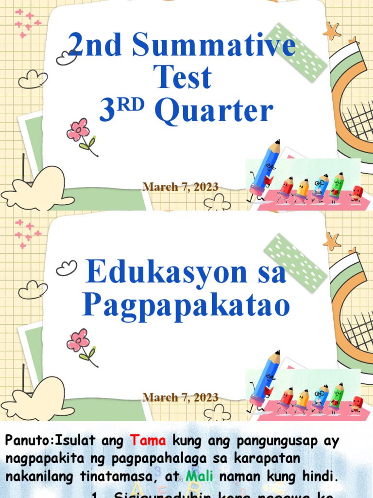 Q3 2ND Summative | PDF